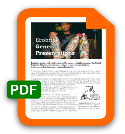 General Presentation Doc Preview - Ecobricks.org